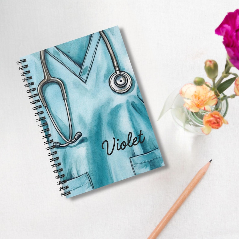 Personalized Nurse Notebook, Custom Nurse Gift, Nursing Student Journal ...