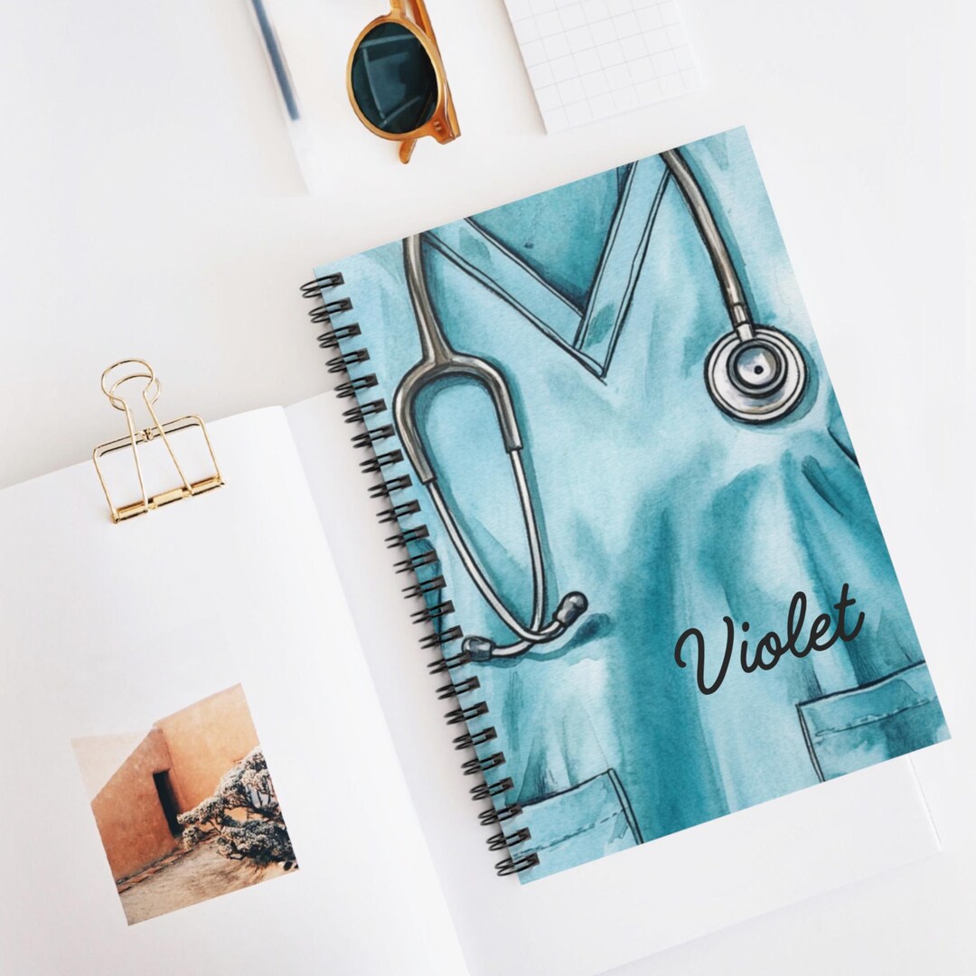 Personalized Nurse Notebook, Custom Nurse Gift, Nursing Student Journal ...