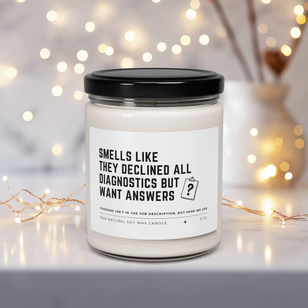 Funny Vet Candle Veterinary Humor Gift Vet Tech Appreciation Unique Soy ...
