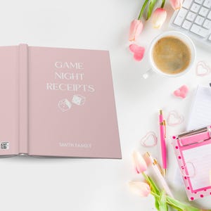 Personalized Game Night Score Book Custom Family Game Night Journal ...