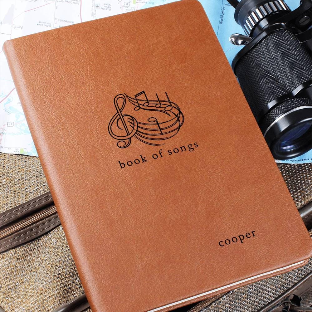 Songwriter Journal, Personalized Music Diary, Custom Gift for Musicians ...