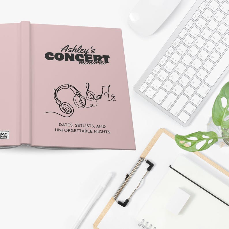 Concert Memories Journal Personalized Music Notebook Custom Concert ...