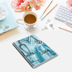 Personalized Nurse Notebook, Custom Nurse Gift, Nursing Student Journal ...