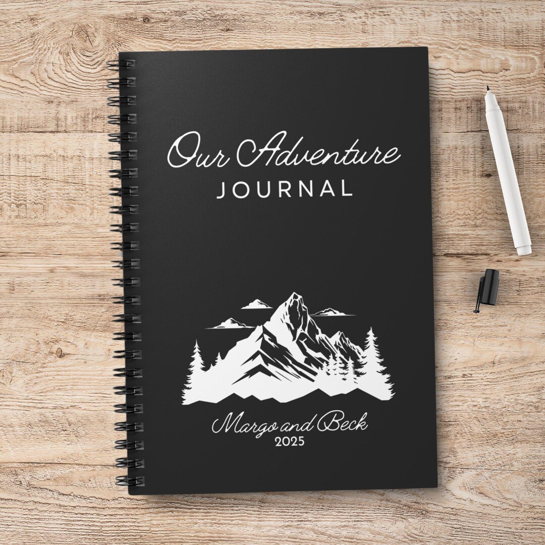 Personalized Mountain Adventure Journal Custom Travel Notebook Hiking ...