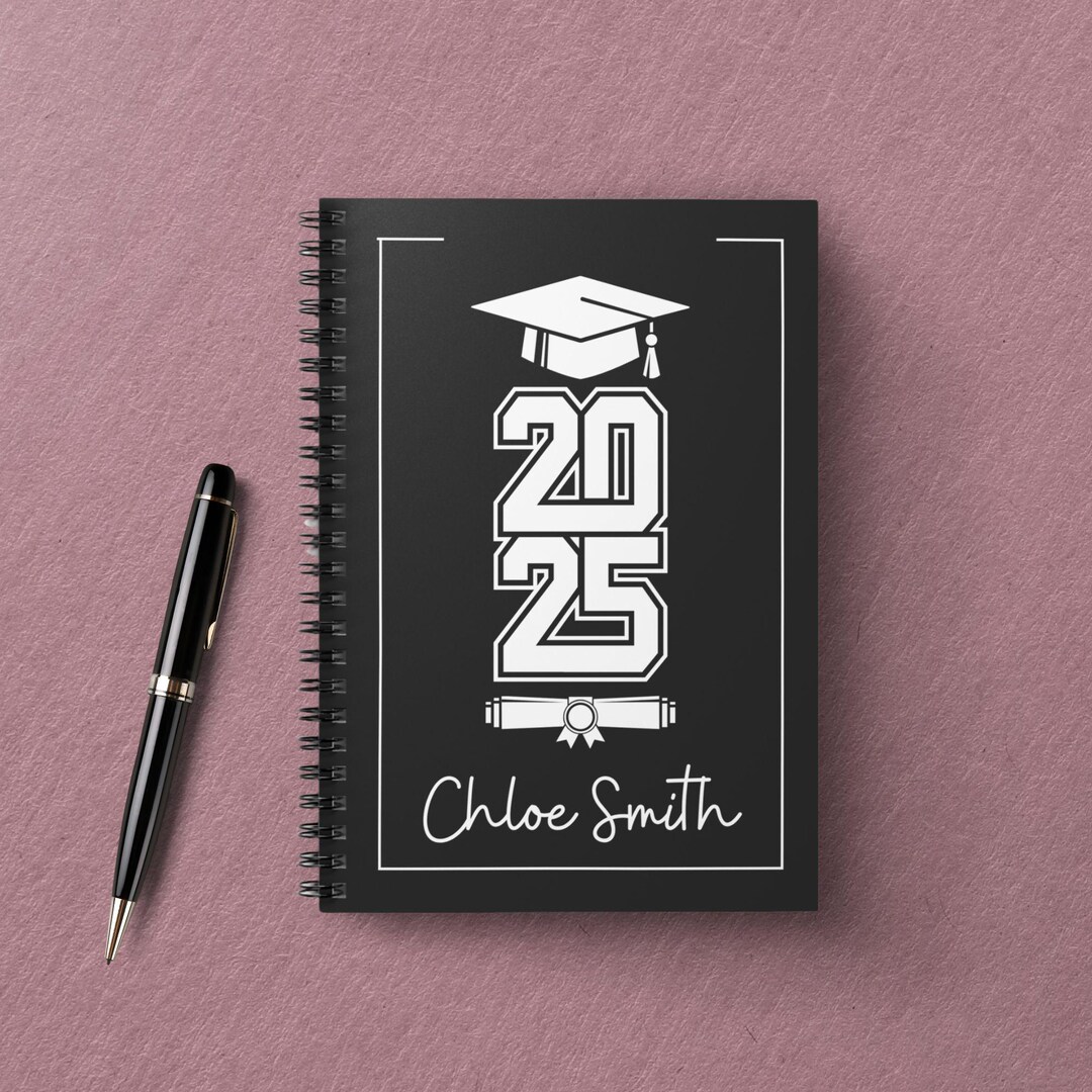Personalized High School Senior Notebook Custom Graduation Gift Unique ...