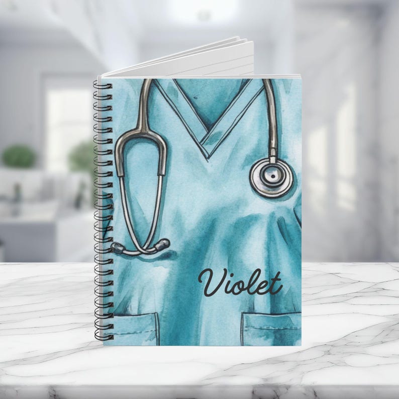Personalized Nurse Notebook, Custom Nurse Gift, Nursing Student Journal ...