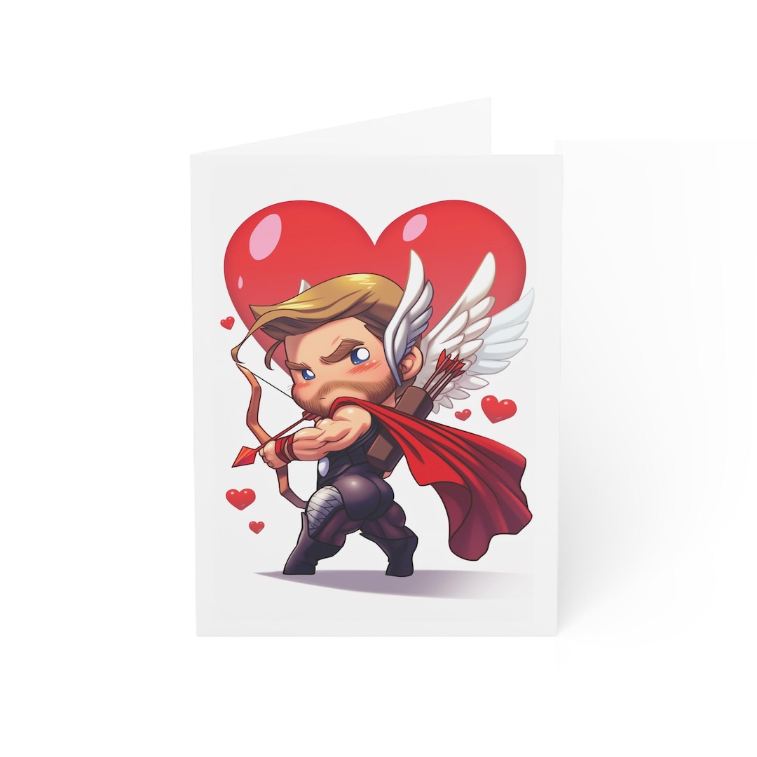 Thor Valentines Day Marvel Rivals Card - Etsy