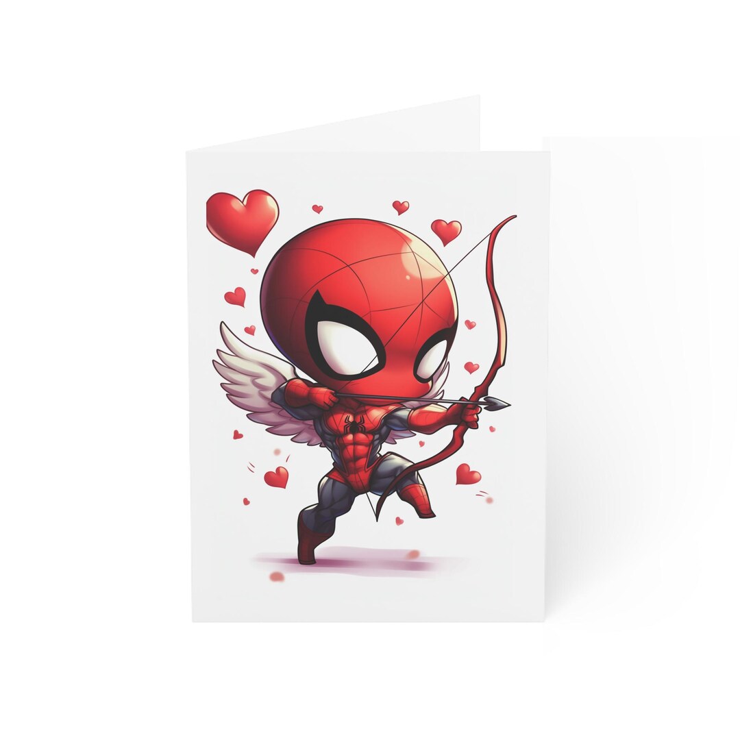 Spider-man Valentines Day Marvel Rivals Card - Etsy