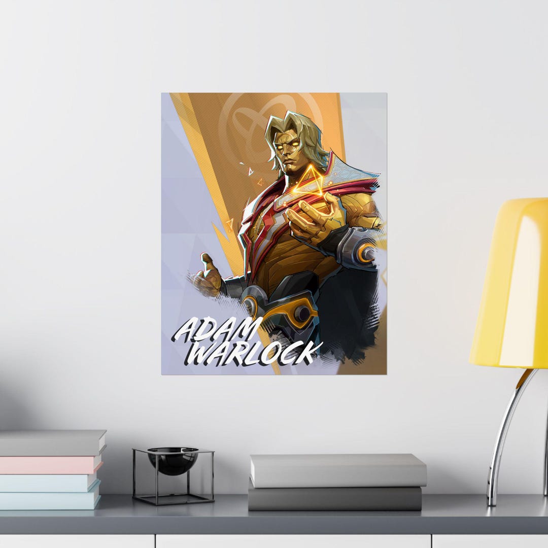 Adam Warlock Guardians of the Galaxy Marvel Rivals Matte Vertical ...