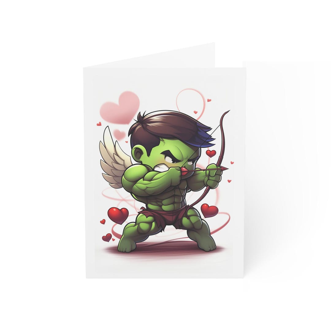 Hulk Valentines Day Marvel Rivals Card - Etsy