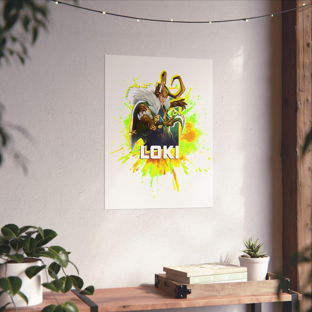 Loki Marvel Rivals Matte Vertical Posters - Etsy
