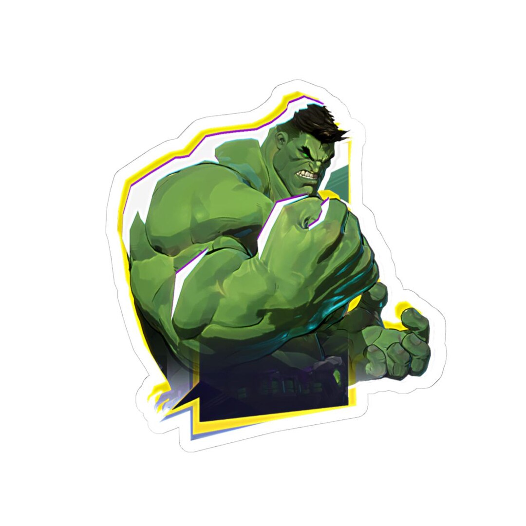 Hulk Marvel Rivals Kiss-cut Stickers - Etsy