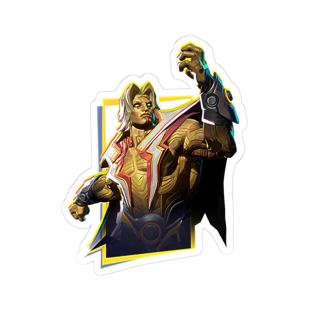 Adam Warlock Marvel Rivals Kiss-cut Stickers - Etsy