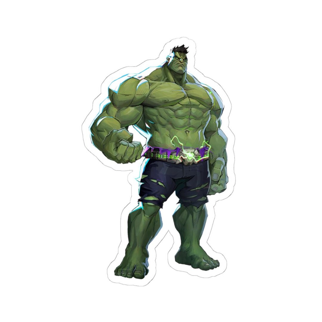 Hulk Full Character Marvel Rivals Kiss-cut Stickers - Etsy