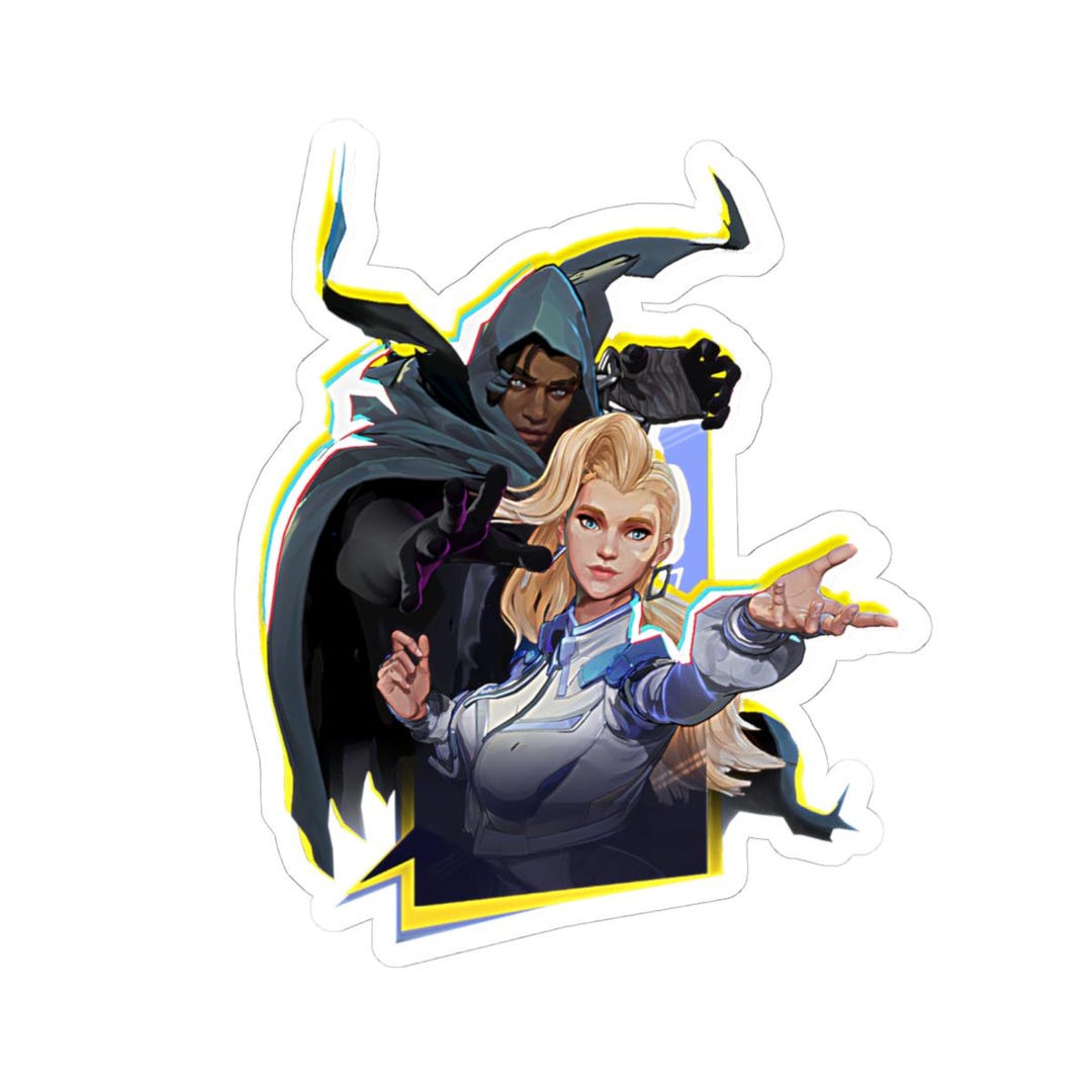 Cloak and Dagger Marvel Rivals Kiss-cut Stickers - Etsy