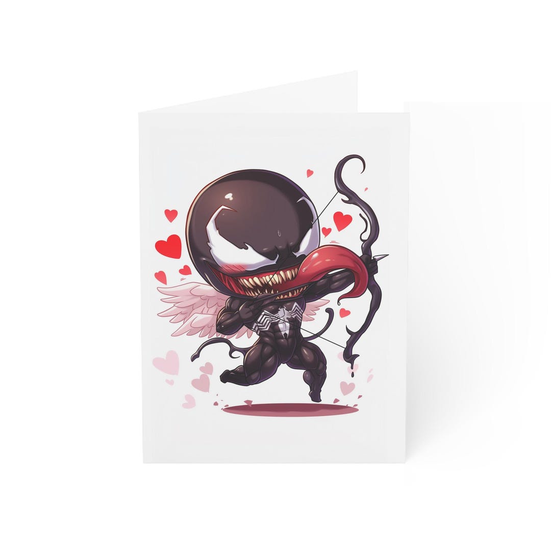 Venom Valentines Day Marvel Rivals Card - Etsy