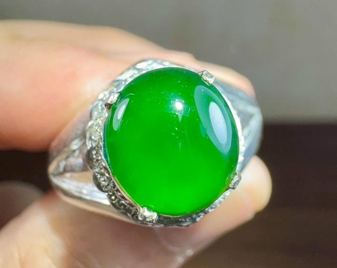 2.77g Burmese Type A Jadeite Cabochons - Natural Green Jade - Etsy
