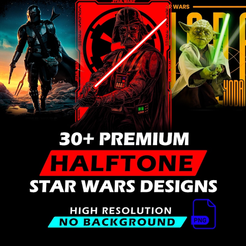 Png Design Pack Halftones - Etsy