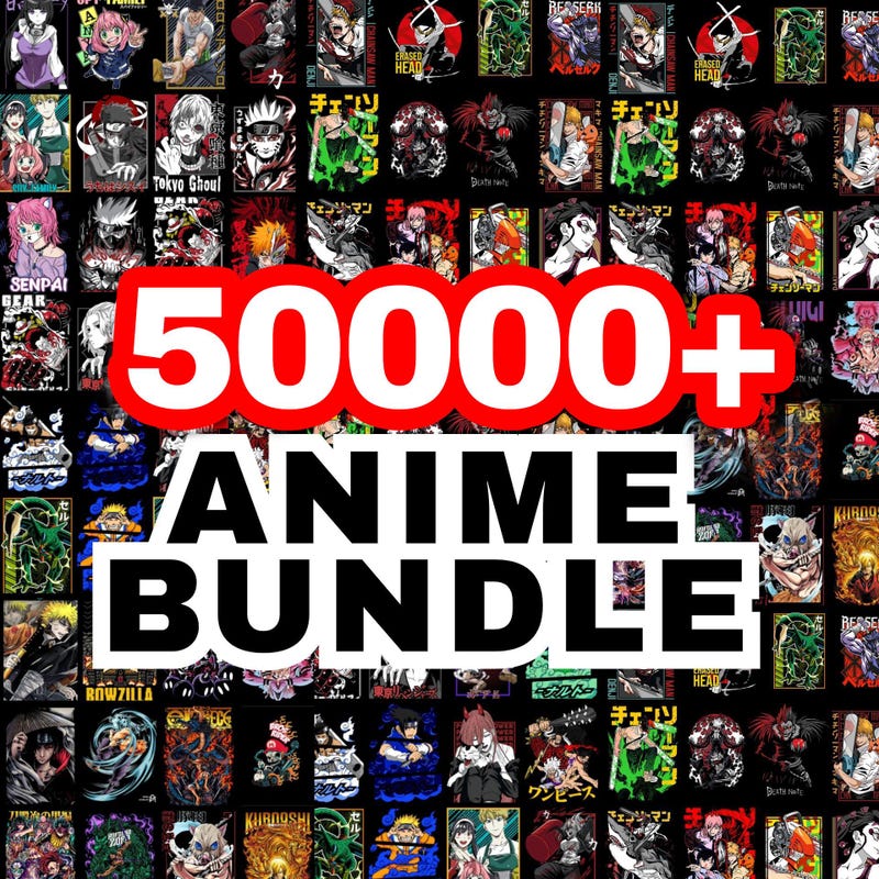 T Shirt Anime Bundle - Etsy