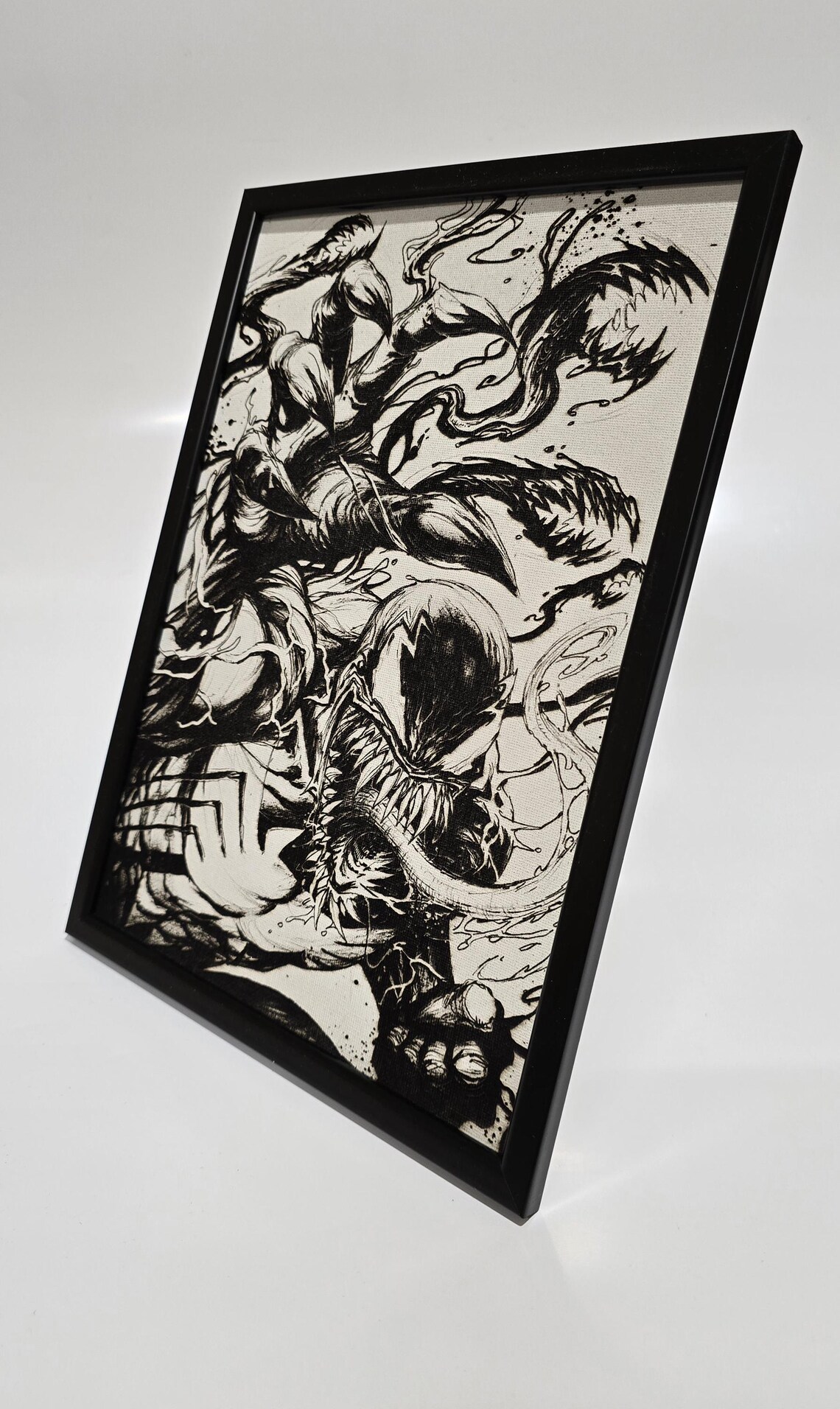 Venom, Wall Art, Laser Engraved, Black and White, - Etsy