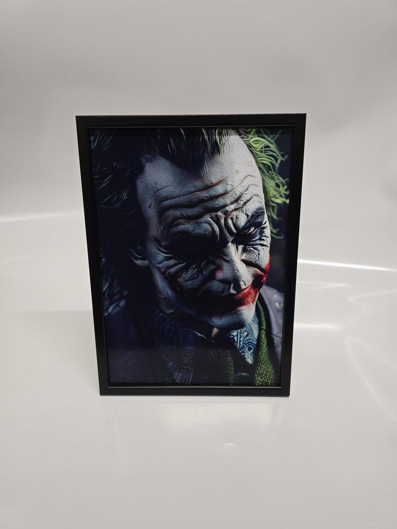 Joker, Wall Picture, Framed, Anime - Etsy