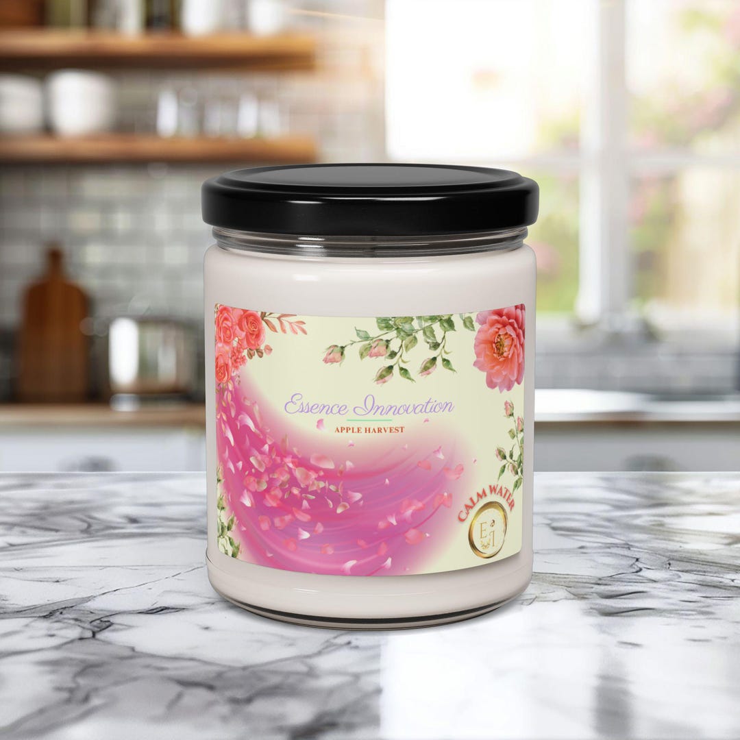 Apple Harvest Soy Candle: Essence Signature, Cozy Fall Scent (9oz) - Etsy