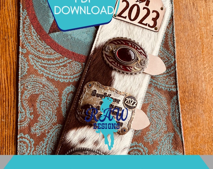 Rodeo Badge Holder - Etsy