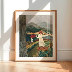 Foggy Morning Art Print | Cozy Fall Art, Autumn Art Print, Seasonal Art ...