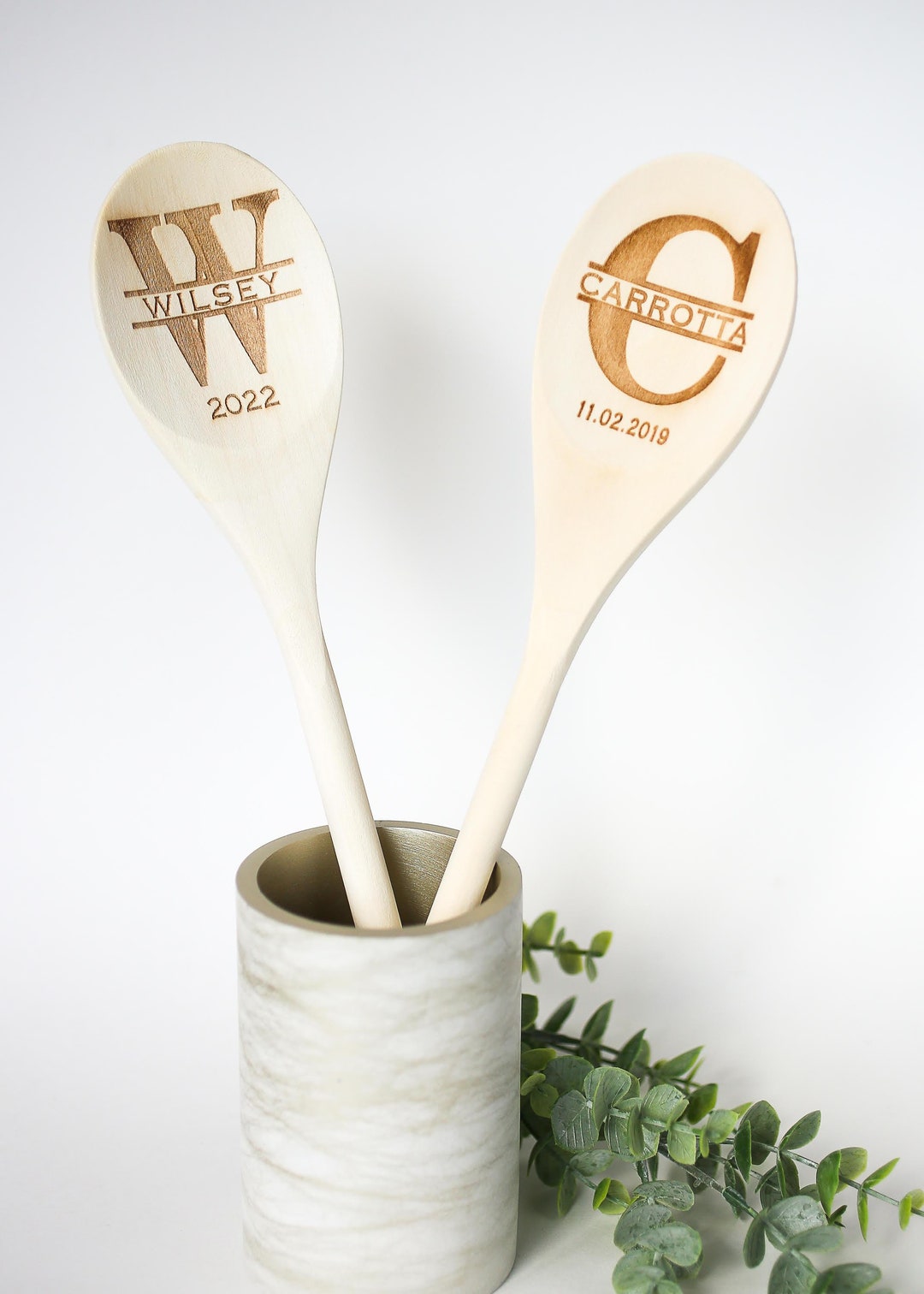 Bulk Wooden Spoon Shower Favors * Personalized Laser Engraved Wooden ...
