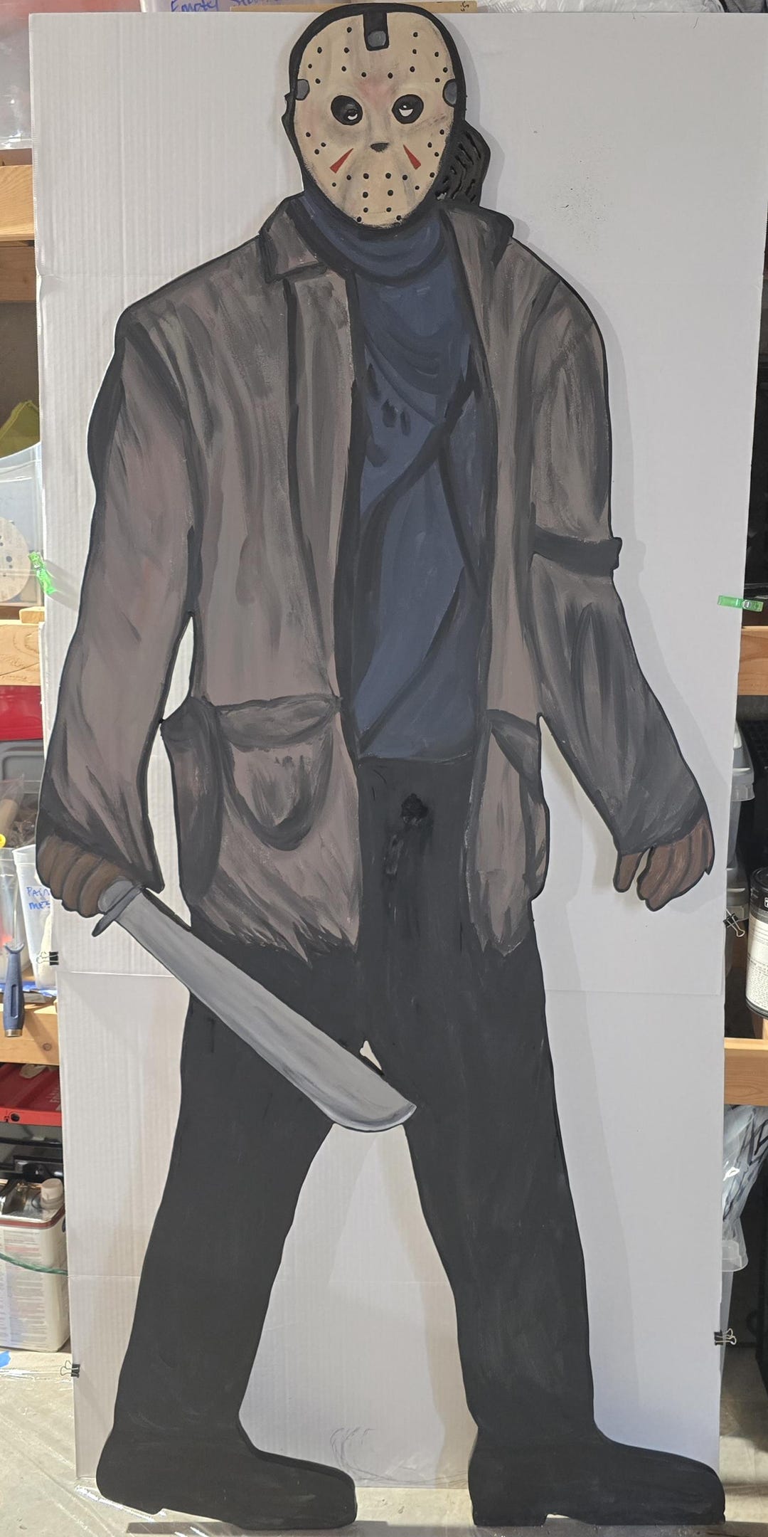 Handmade Jason Voorhees Yard Art: Horror Decor (6.5 Ft) - Etsy