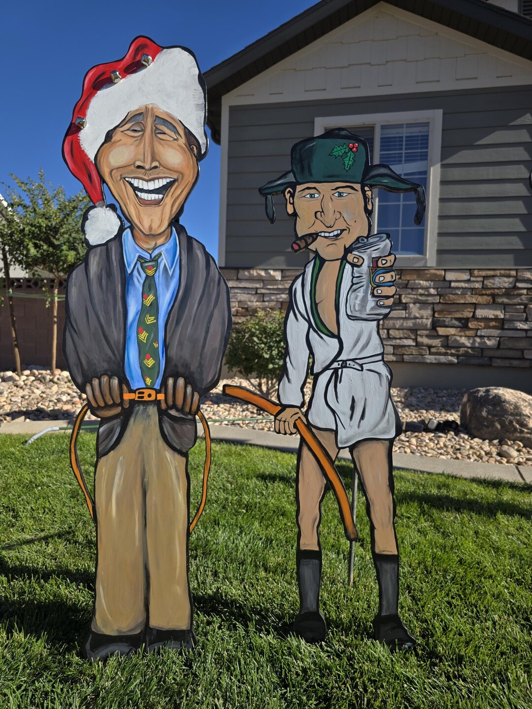 Clark Griswold and Cousin Eddie National Lampoon's Yard Art. Custom ...