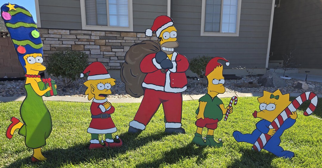 Simpsons Family Christmas! Available Now! Homer, Marge, Bart, Lisa and ...