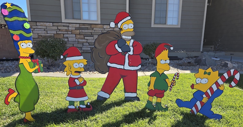 Simpsons Family Christmas! Available Now! Homer, Marge, Bart, Lisa and ...