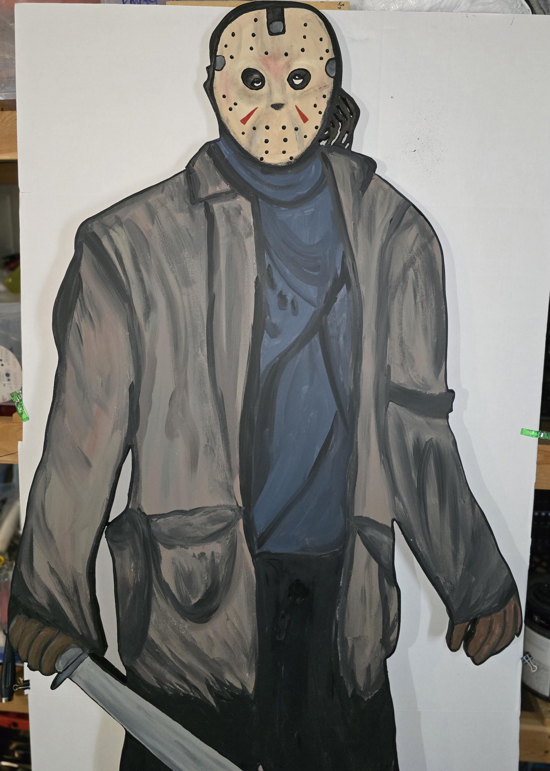 Handmade Jason Voorhees Yard Art: Horror Decor (6.5 Ft) - Etsy