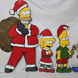 Simpsons Family Christmas! Available Now! Homer, Marge, Bart, Lisa and ...