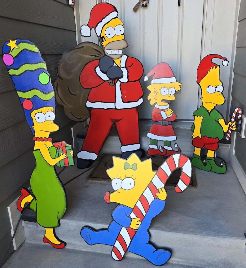 Simpsons Family Christmas! Available Now! Homer, Marge, Bart, Lisa and ...