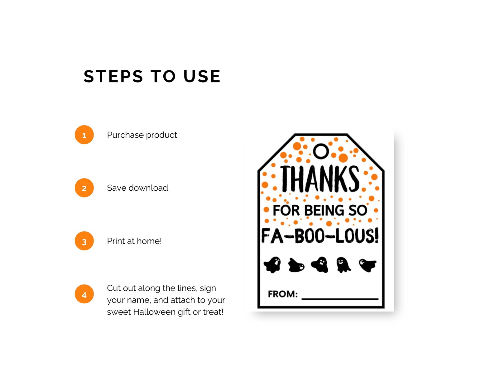 Creepy-cute Halloween Gift Tag Bundle - Etsy