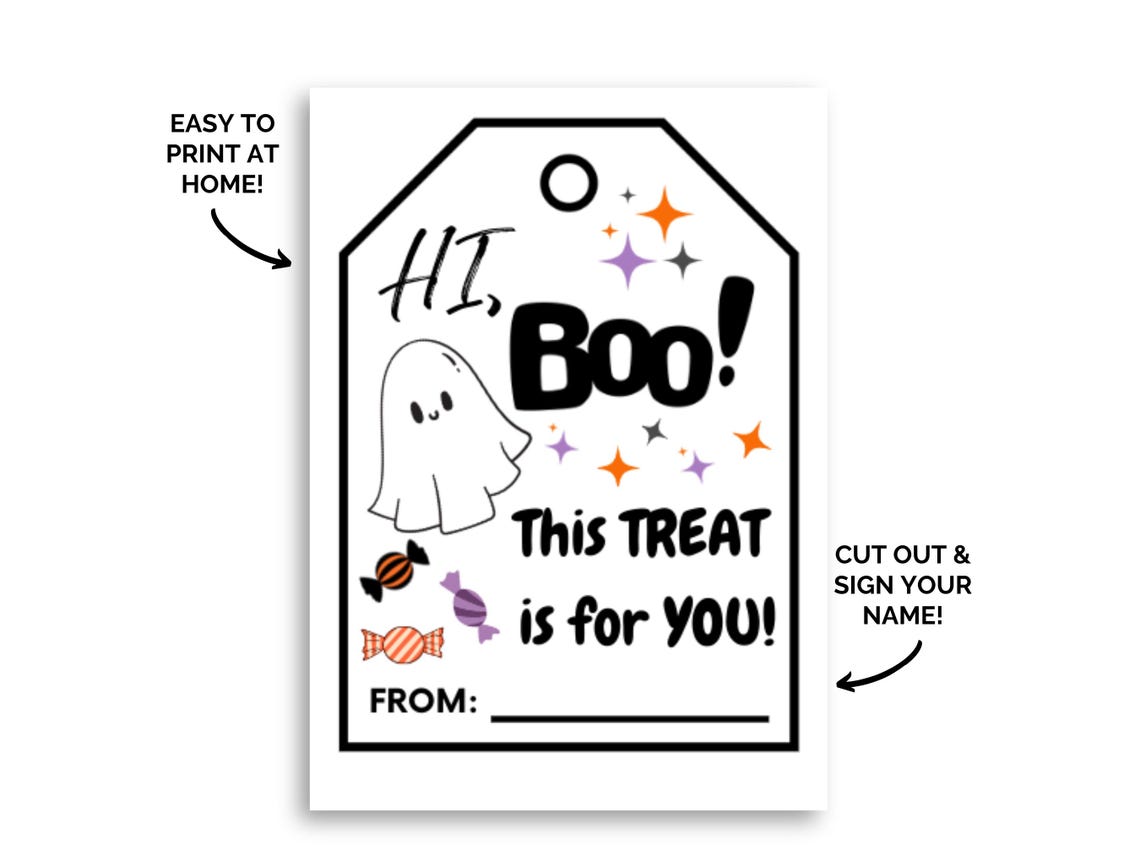 Creepy-cute Halloween Gift Tag Bundle - Etsy