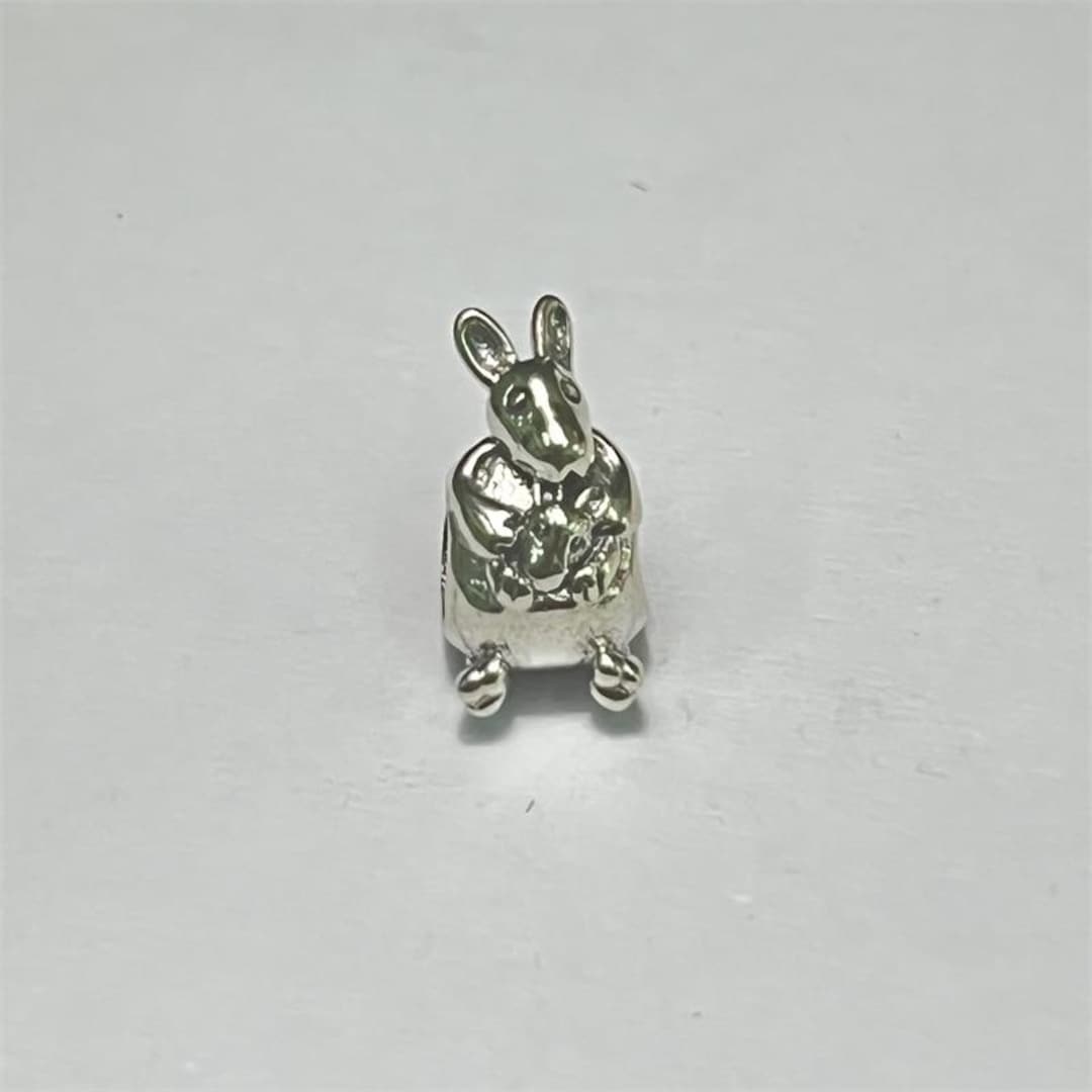 New PANDORA Charm Kangaroo Mum and Baby & Pouch S925 ALE - Etsy