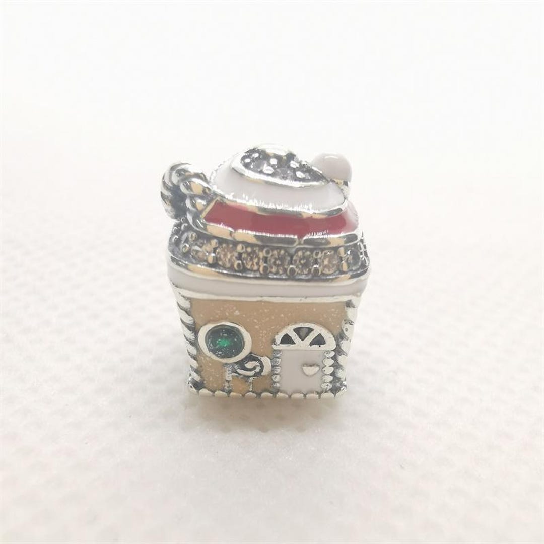 PANDORA Festive Gingerbread House Charm - Etsy