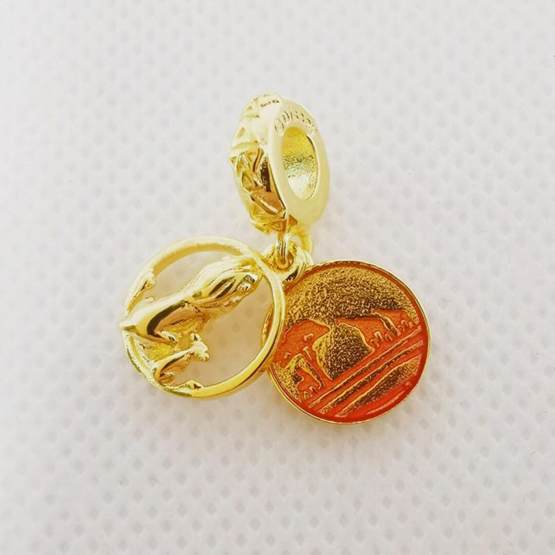 New Pandora Simba and Mufasa Sunset Dangle Charm - Etsy