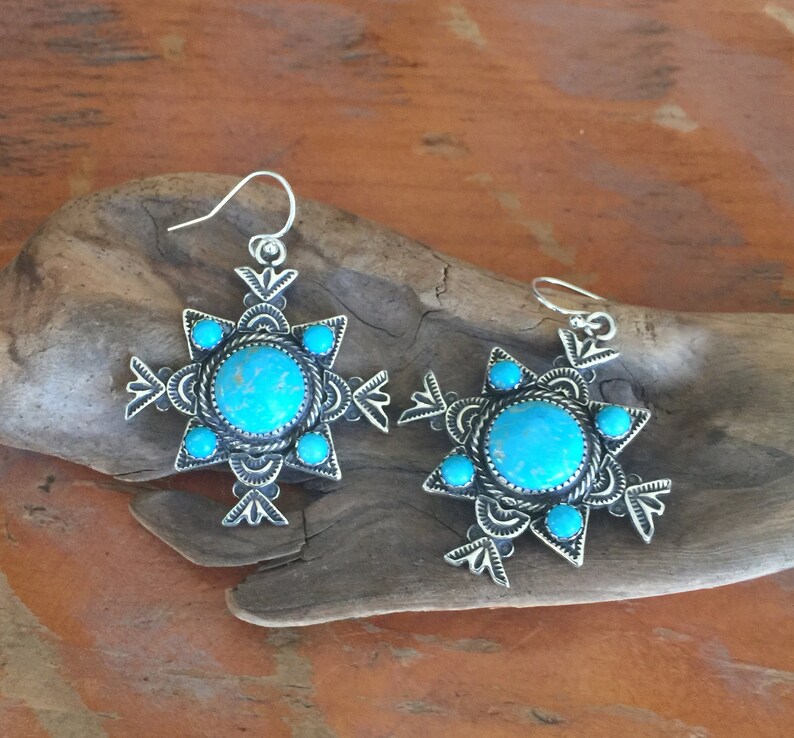 E246B the Nambe Cross Sterling Silver With Multi Turquoise - Etsy