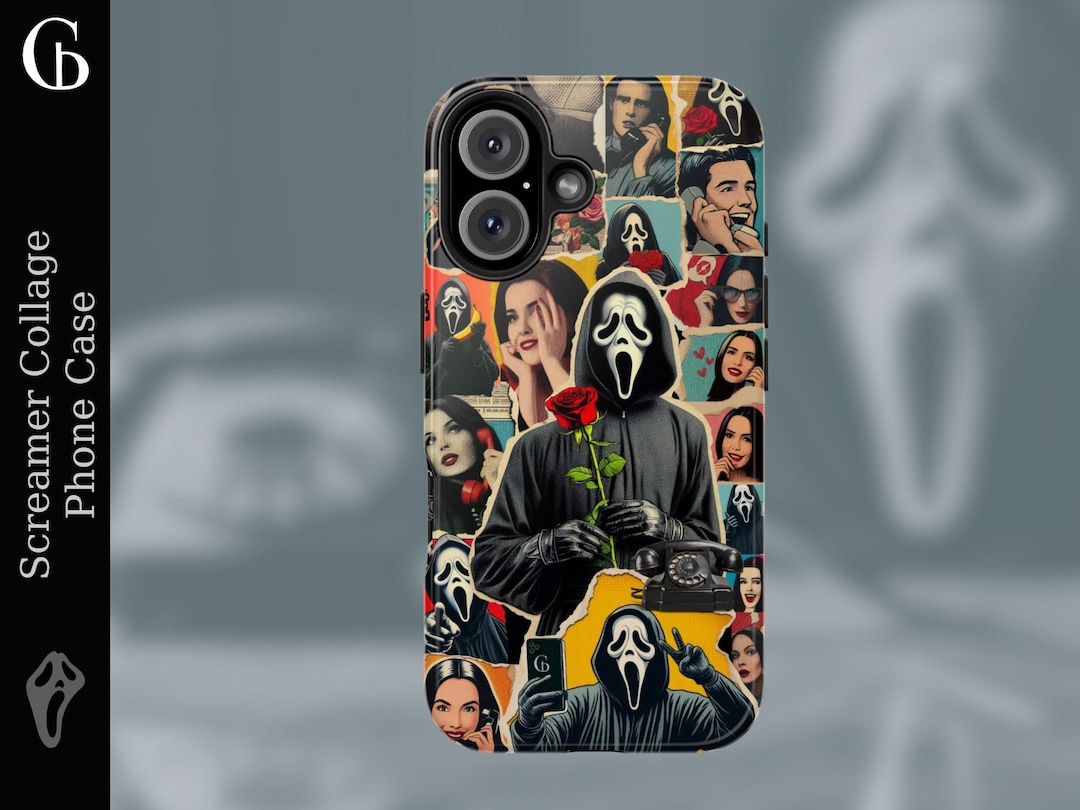 Ghostface Collage Phone Case | Scream Horror Pop Art Design | iPhone ...