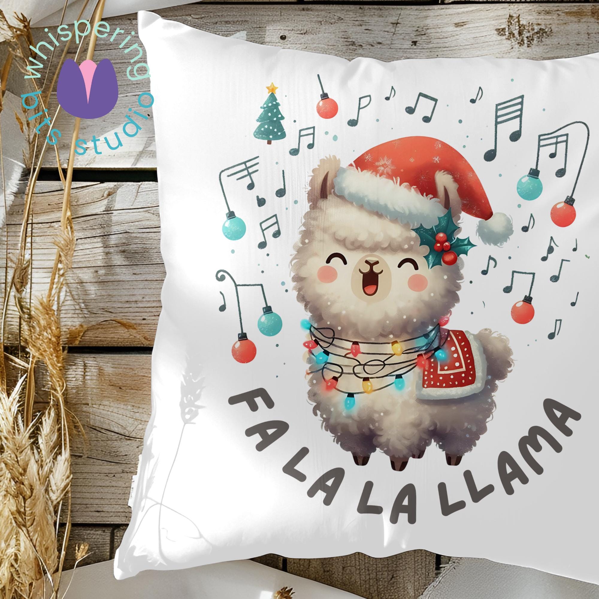 Fa La La Llama PNG, Llama Christmas PNG, Funny Christmas, Merry ...