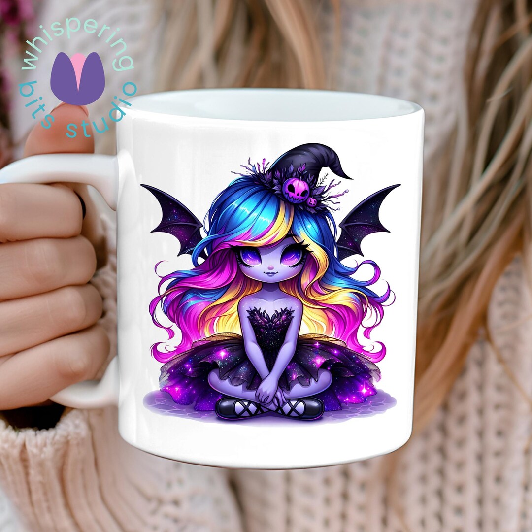 Cute Chibi PNG, Chibi Girls, Halloween Chibi Clipart, Quirky Halloween ...