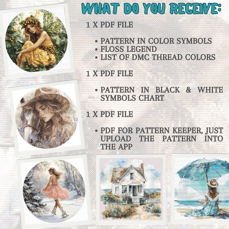 Seaside Cottage Cross Stitch Pattern Beachy Coastal Design PDF Pattern ...