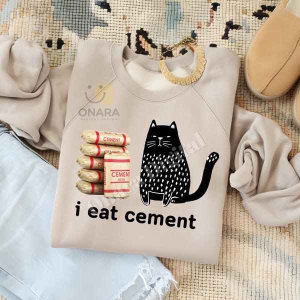 I Eat Cement Shirt - Etsy