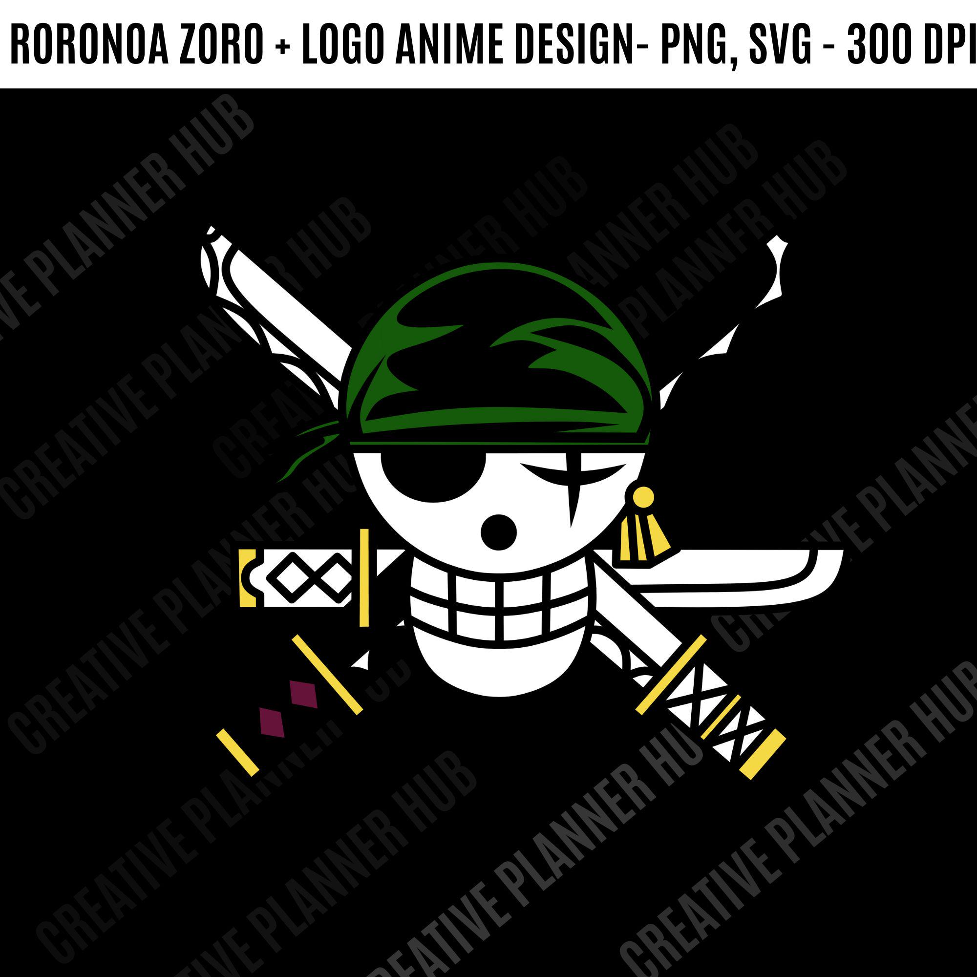 Zoro Anime Design PNG & SVG | Jolly Roger, Commercial Use (instant ...