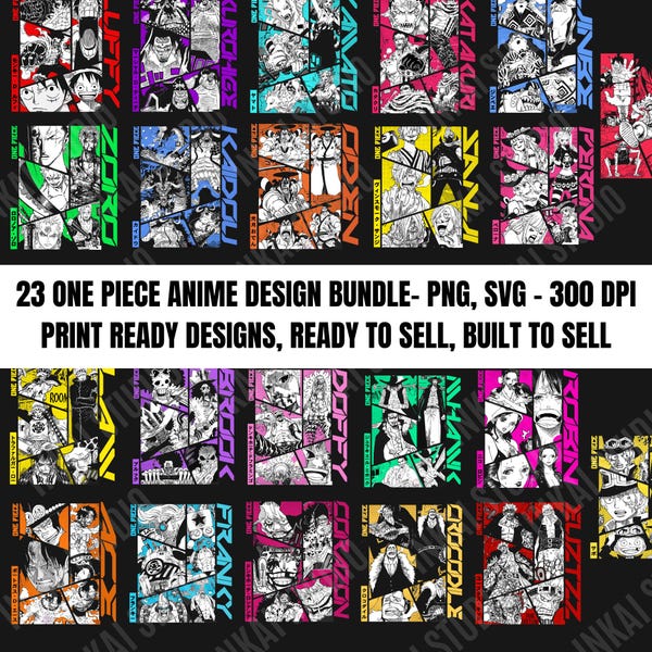 One Piece Dtf Designs - Etsy