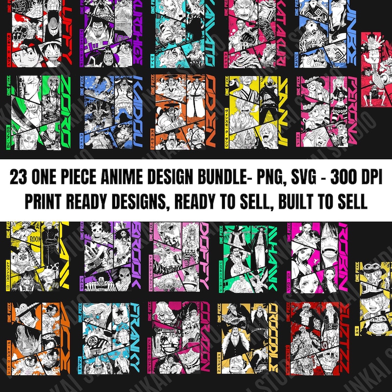 One Piece Dtf Designs - Etsy